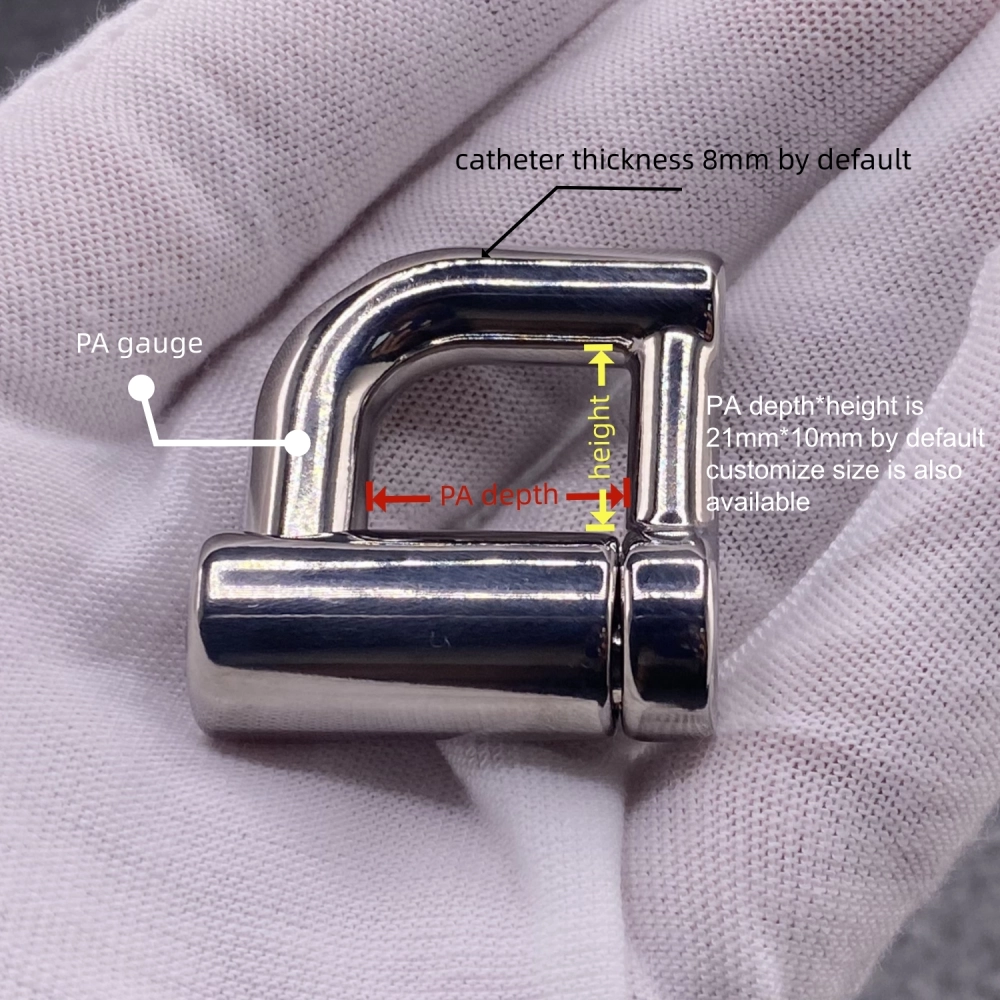 Custom Titanium PA Lock with PeeThrough Hollow Catheter