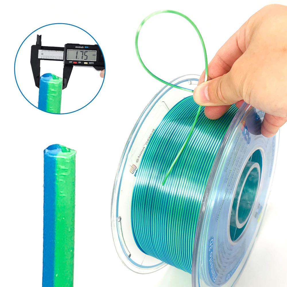 YOUSU dual color PLA 1.75mm filament 1kg