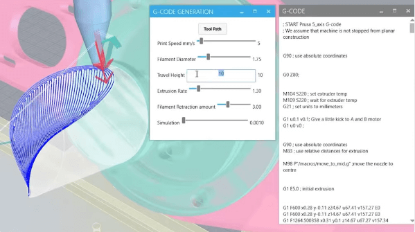 The amazing Open5x open source five-axis 3D printing solution ushers in new progress