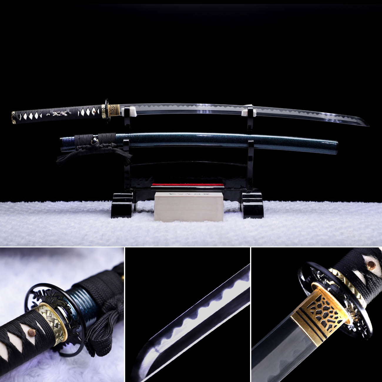 Handmade Cloud Maple Katana,Japanese samurai sword,Real katana,High ...