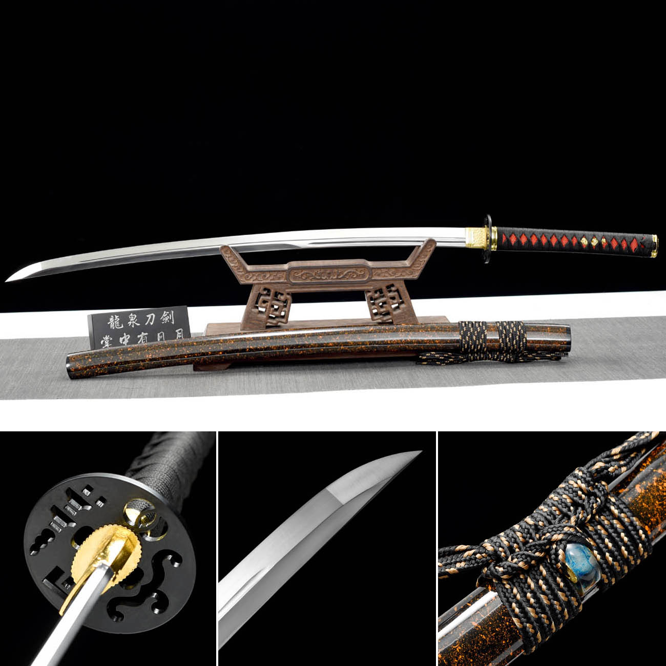 Handmade Tianzongyun Katana,Japanese samurai sword,Real Katana,High ...