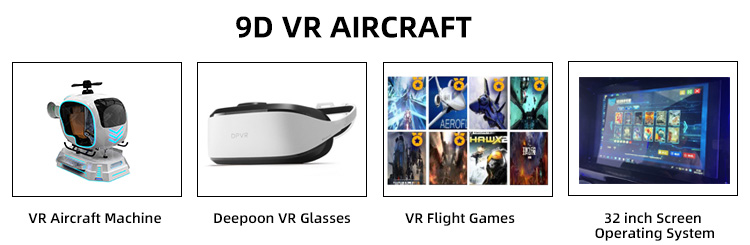Vr Flight Game Simulator - 9D VR Airplane Machine