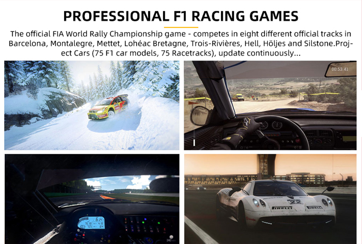 Motion Racing Simulator Cockpit - 6Dof Best F1 Racing Game Seats