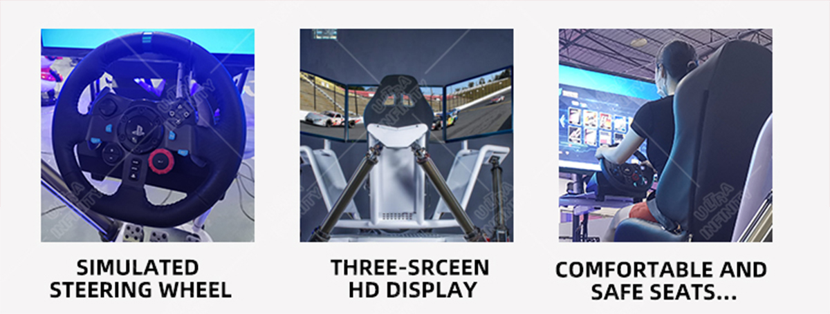 Motion Racing Simulator Cockpit - 6Dof Best F1 Racing Game Seats