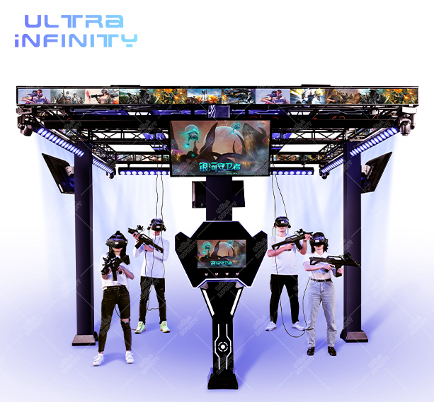 VR Multiplayer Game Simulator - VR Standing Platform - Free Roaming Space