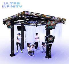 VR Multiplayer Game Simulator - VR Standing Platform - Free Roaming Space