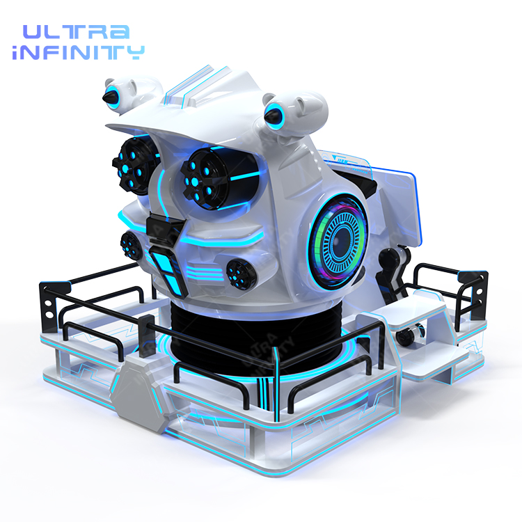 9D VR Space Shuttle Cinema Simulator Double Players