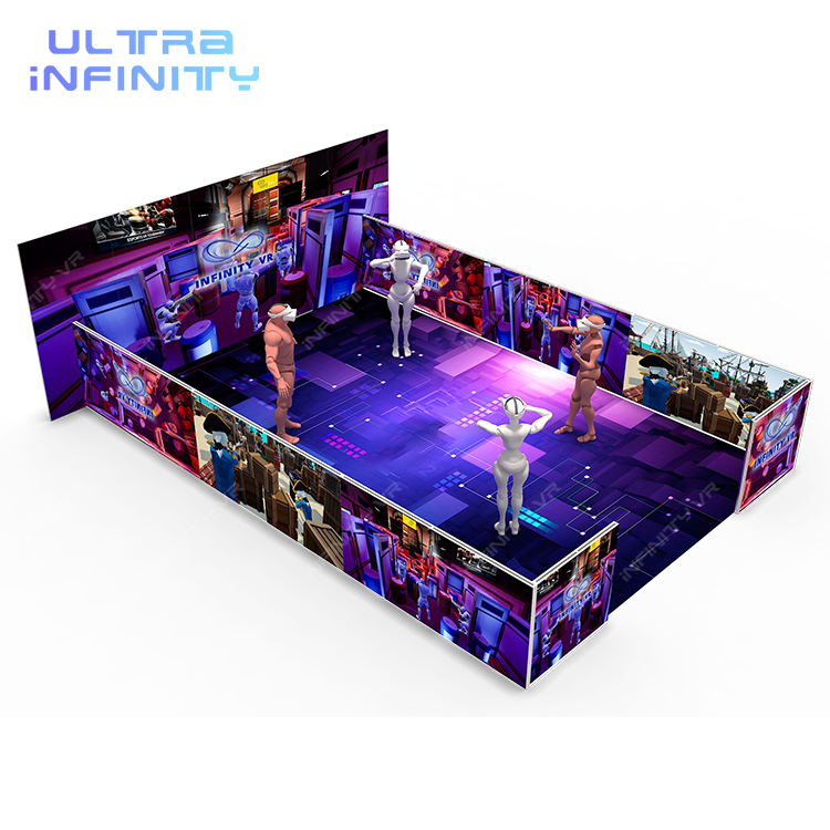 VR Multiplayer Game Simulator - VR Standing Platform - Free Roaming Space