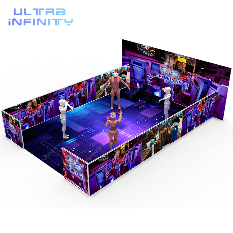 VR Multiplayer Game Simulator - VR Standing Platform - Free Roaming Space