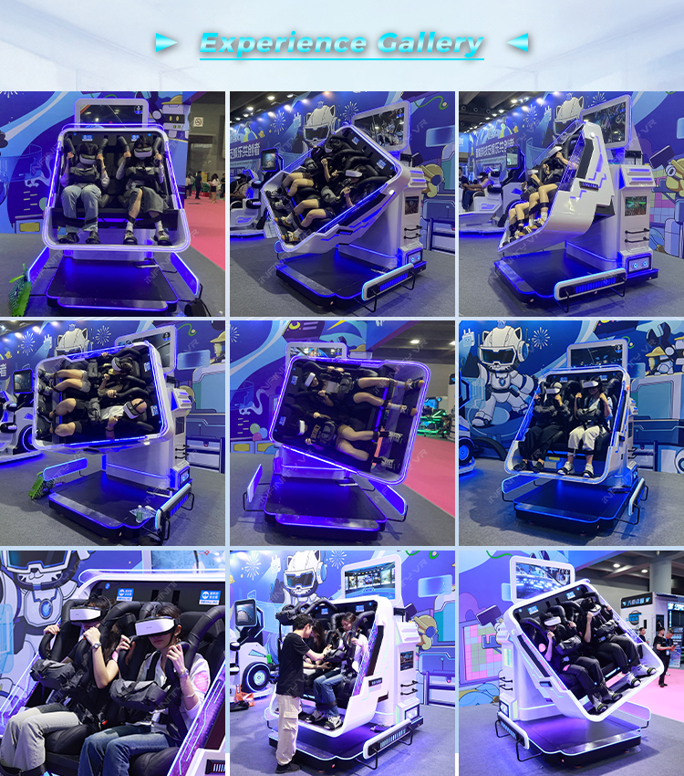 360° Rotating VR Chair - VR Roller Coaster Simulator