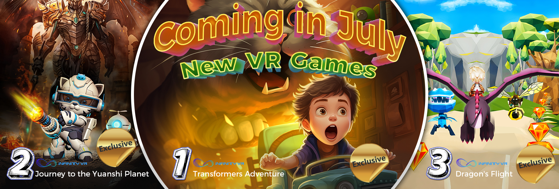 Infinity VR company's new version logo is released in Today!