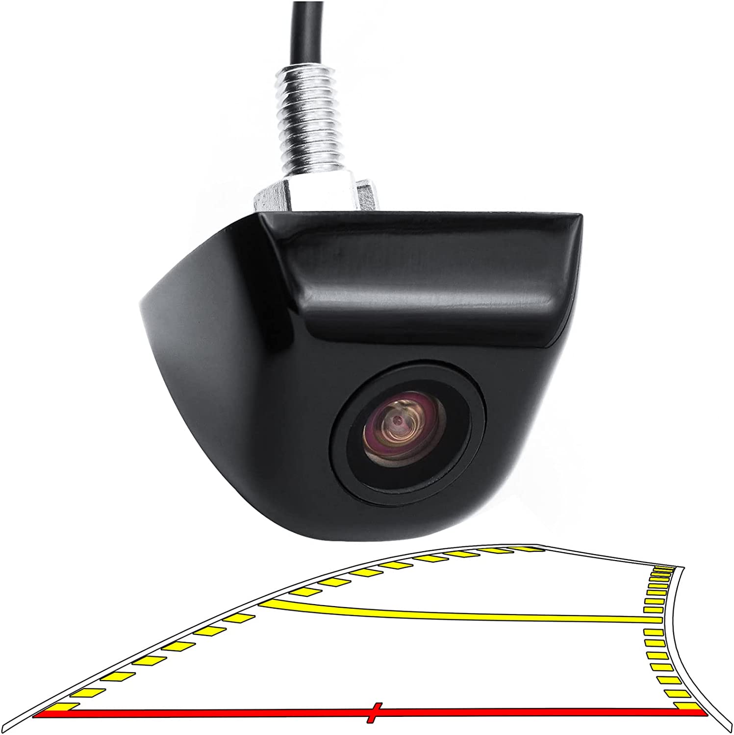 Car Backup Camera with Dynamic Trajectory Guide Line, GreenYi HD ...