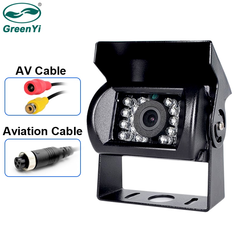 GreenYi Truck Backup Rear View Reverse Camera w/ 18LED IR Night Vision ...