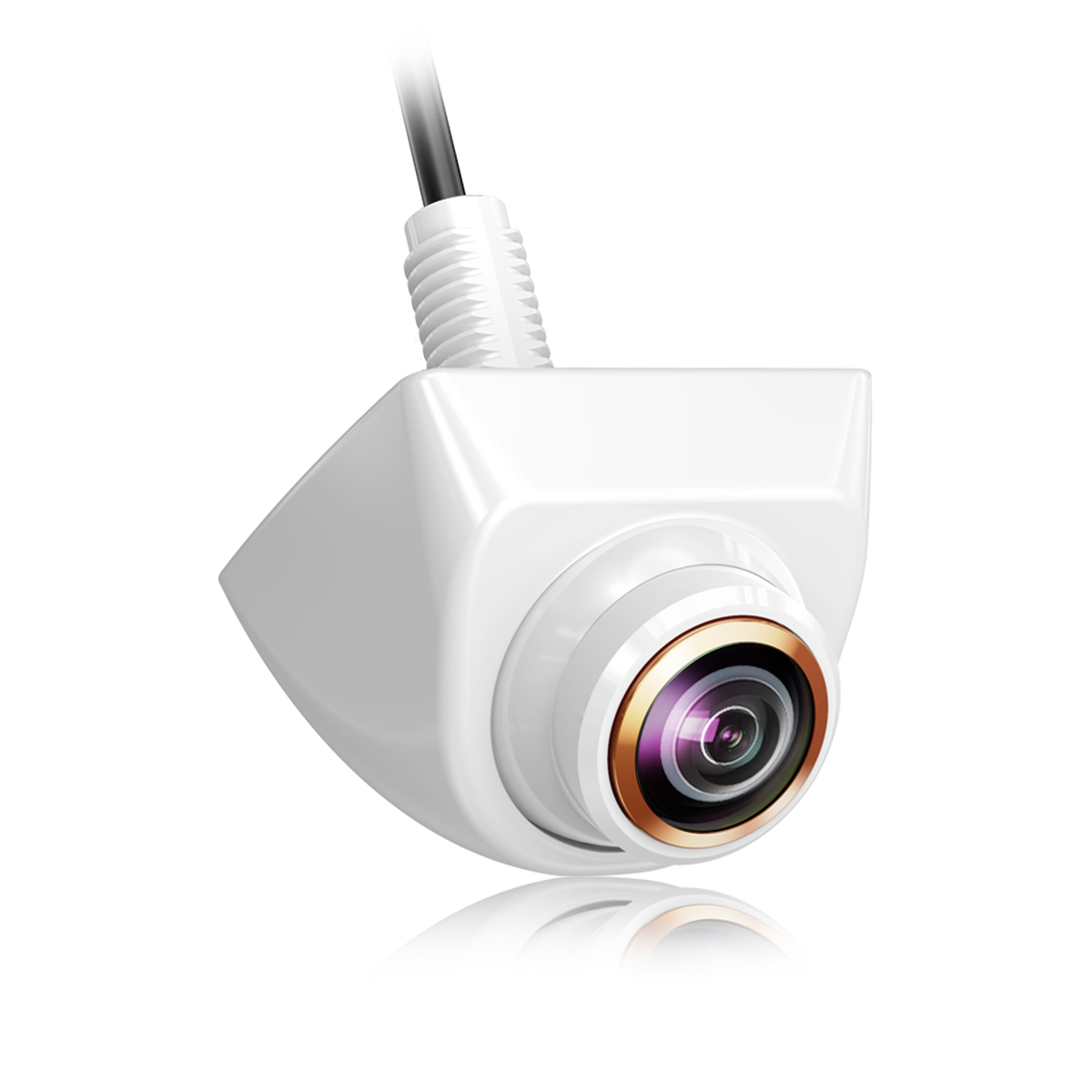 HD Backup/Front/Side View Camera with Gold Rim, GreenYi AHD 720P ...