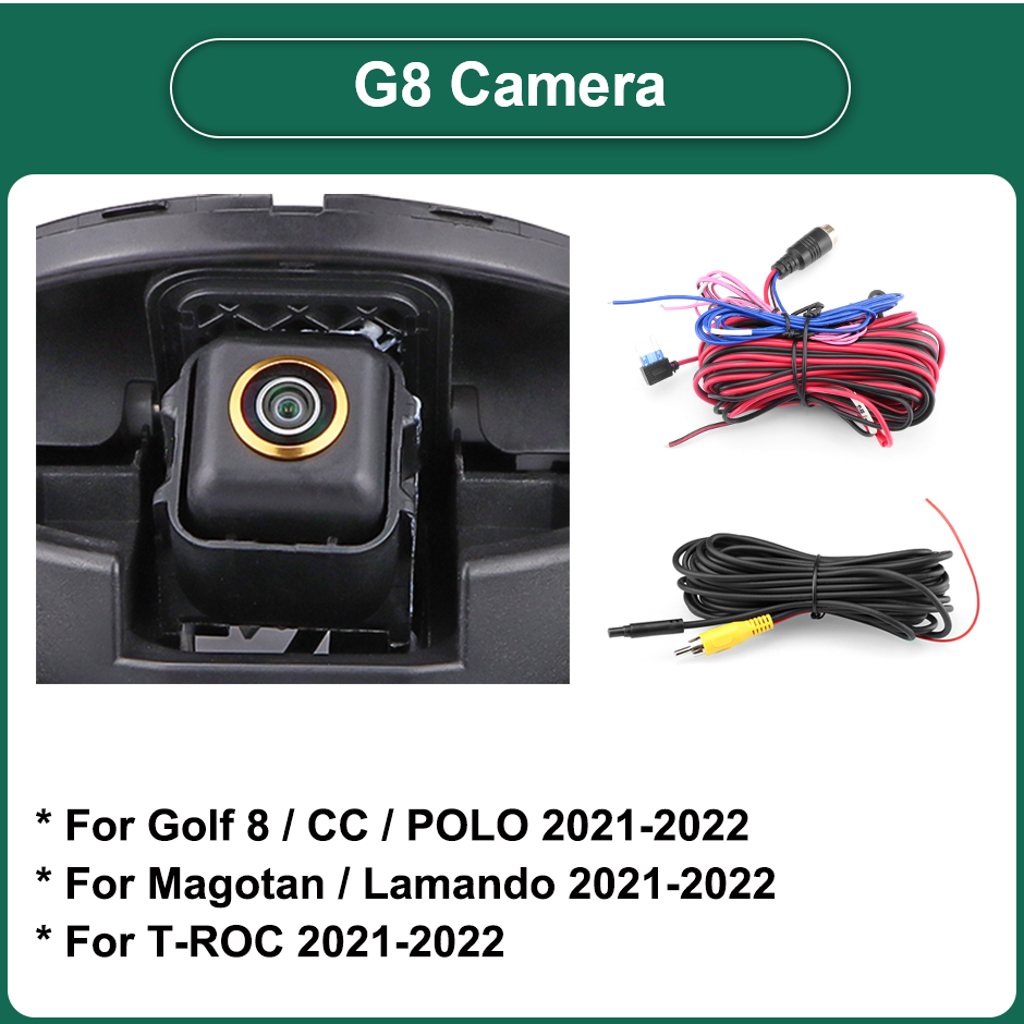 GreenYi Flip Emblem Backup LOGO Camera for VW Golf 6/7/8 Polo CC Beetle ...