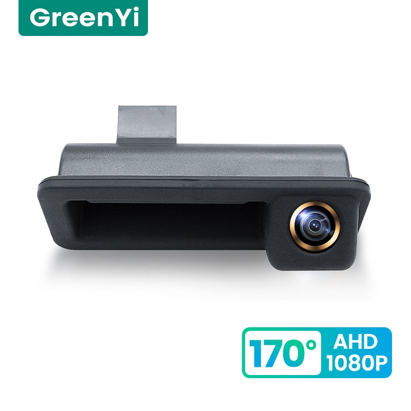 GreenYi HD 1080P Car Reverse AHD Rear View Trunk Handle Camera for Ford ...