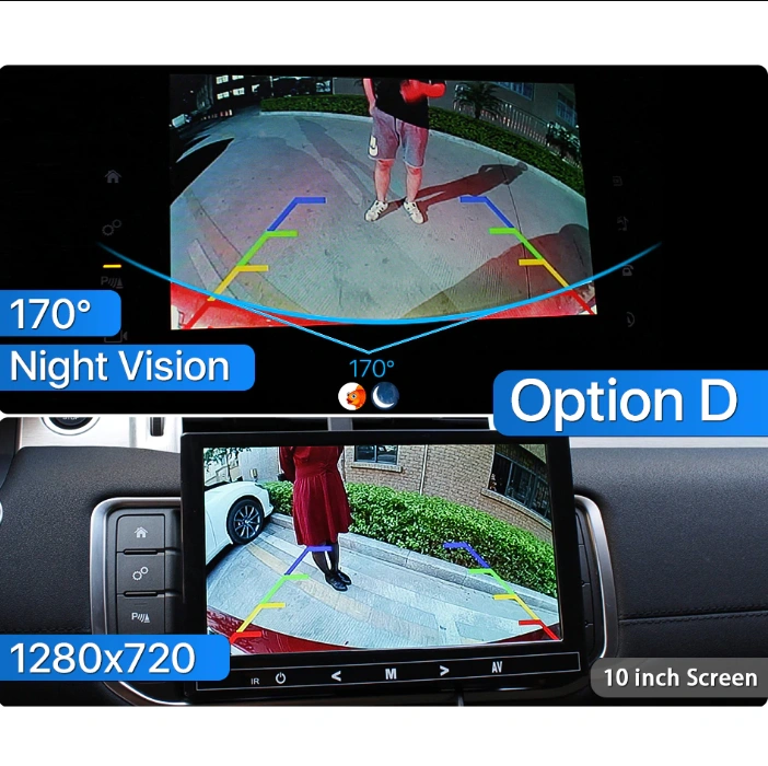 GreenYi 170° AHD 1920*1080P Vehicle Rear View Camera for Volkswagen VW ...