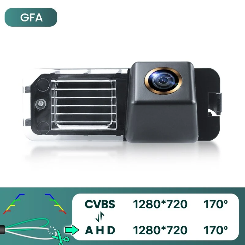 GreenYi 170° HD 1080P Car Rear View Camera for VW Volkswagen Polo 6R V ...