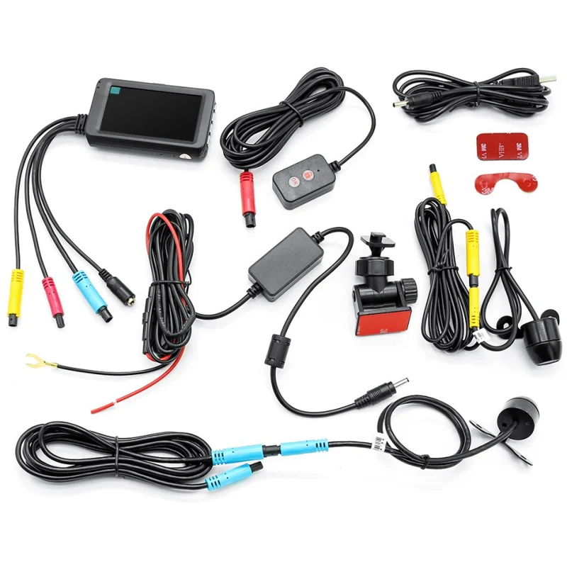 Motorcycle DVR Dash Cam, Full HD Front/Rear View Waterproof Driving ...