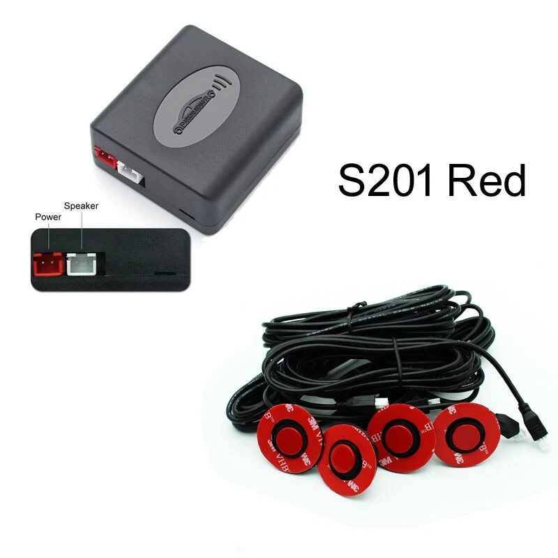 13mm Flat Adjustable Depth Car Parking Sensor System with Backup Radar ...