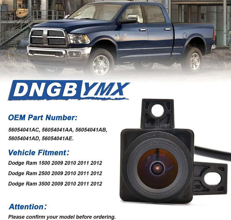 Rear View Backup Camera for Dodge Ram 1500/2500/3500 2009-2012 ...