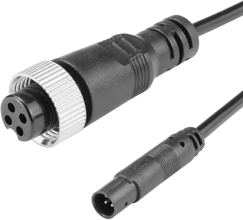 GreenYi 4Pin Male to M12 Aviation Female Cable Plug Adapter Converter ...