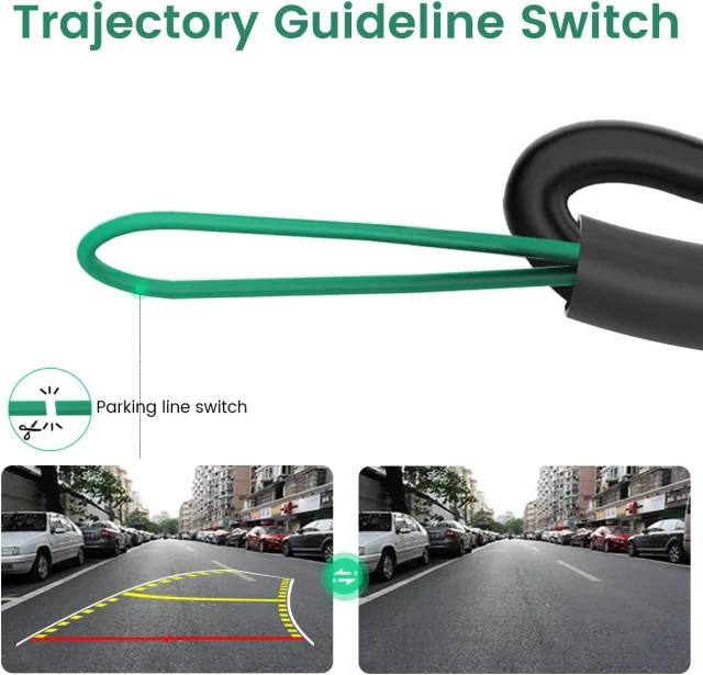 GreenYi Car Backup Camera with Dynamic Trajectory Guide Line ...