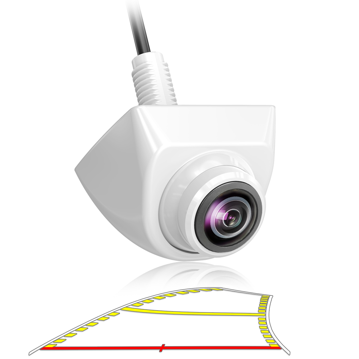 GreenYi Car Backup Camera with Dynamic Trajectory Guide Line ...