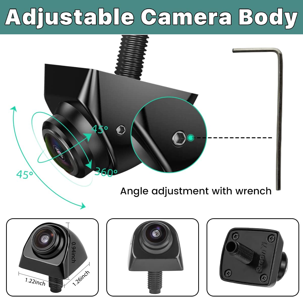 GreenYi AHD 1080P Vehicle Backup Camera - Compatible with AHD 1080P ...