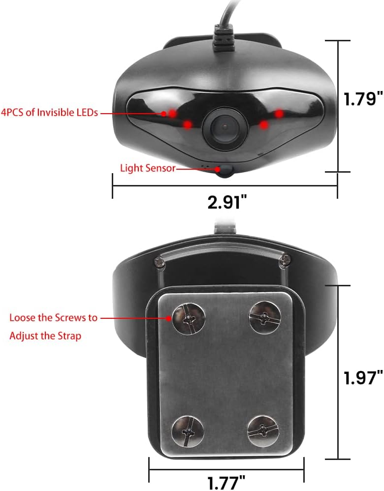 GreenYi 5G WiFi Wireless Car Baby Camera, View Infant in Rear Facing ...