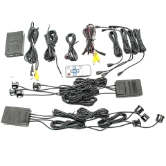 Dual-Channel Car Parking Sensor System with 2 Video Inputs | 8 Sensors ...