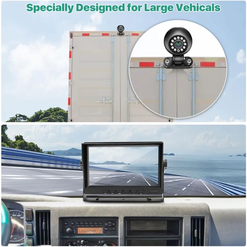 Universal Vehicle AHD 1080P Backup Camera - Reverse Rear Cam for Truck ...