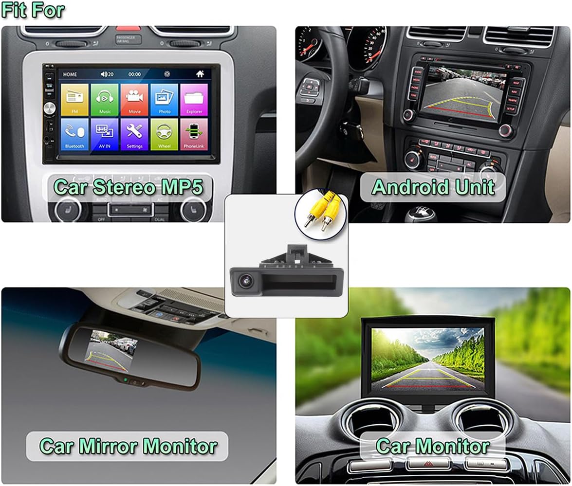 GreenYi AHD 720P Vehicle Backup Camera for BMW E82 E88 E84 E90 E91 E92 ...