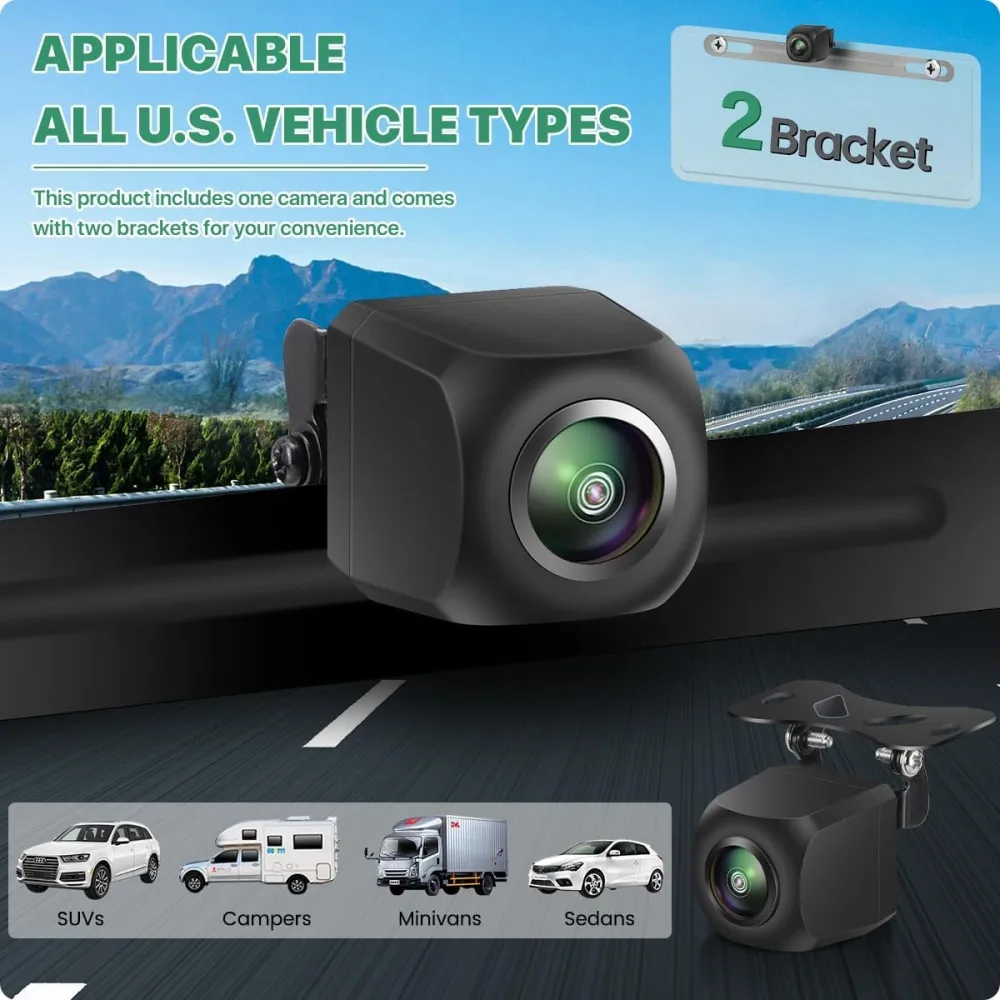 suv with front view camera