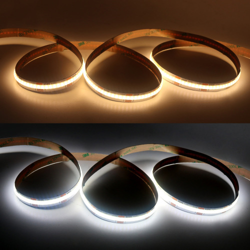 Dual CCT COB LED Strip Light 608 LED, 3000K+6000K 2 in 1 Dual CCT LED COB Strip Light, LED Strip ...