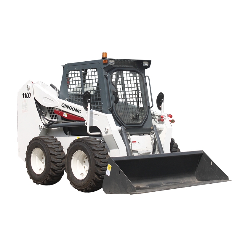 QINGONG Multi-Function Skid Steer Loader WT1100,Skid Steer Loder