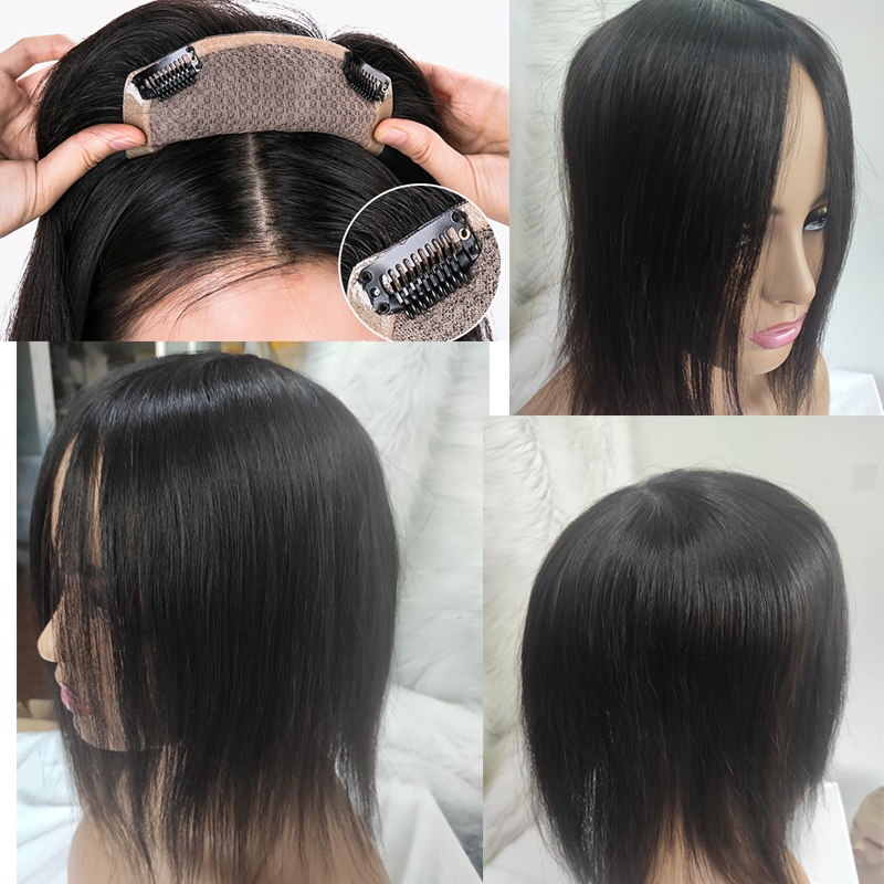 Silk Skin Base Topper For Women 100%Virgin Human Hair Piece For Women ...