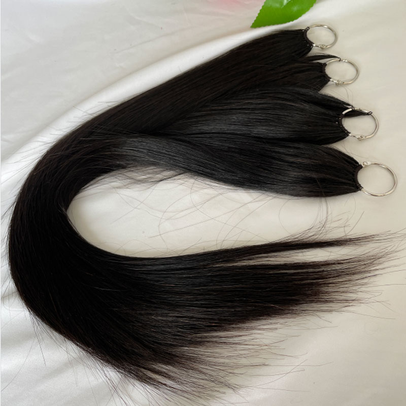 200pc/Lot Feather Line Hair Extensions 100% Human Hair Extensions Long ...