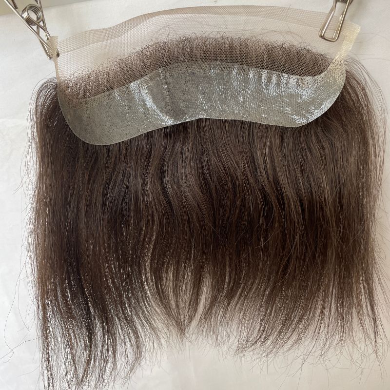 Transparent HD Invisible Lace Front Hairline French Lace Front Mens ...
