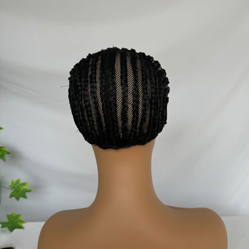 Synthetic Braided Wig Caps Crotchet Cornrows Cap For Easier Sew In Caps ...