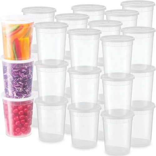 Plastic Deli Food Storage Containers With Airtight Lids