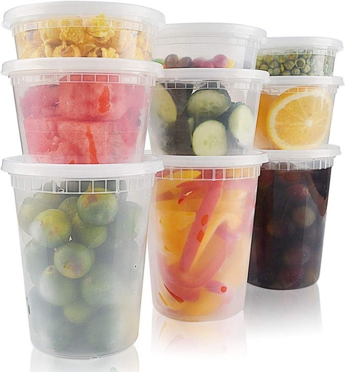 Deli Plastic Food Storage Containers