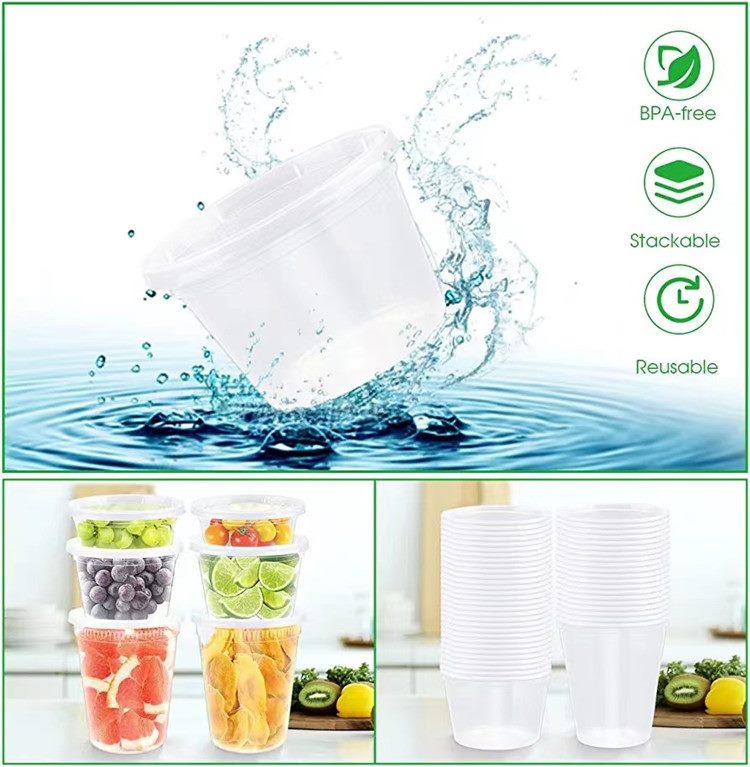 Deli Plastic Food Storage Containers