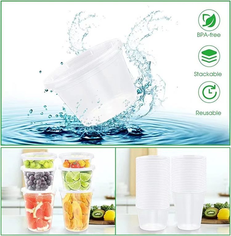 Deli Plastic Food Storage Containers