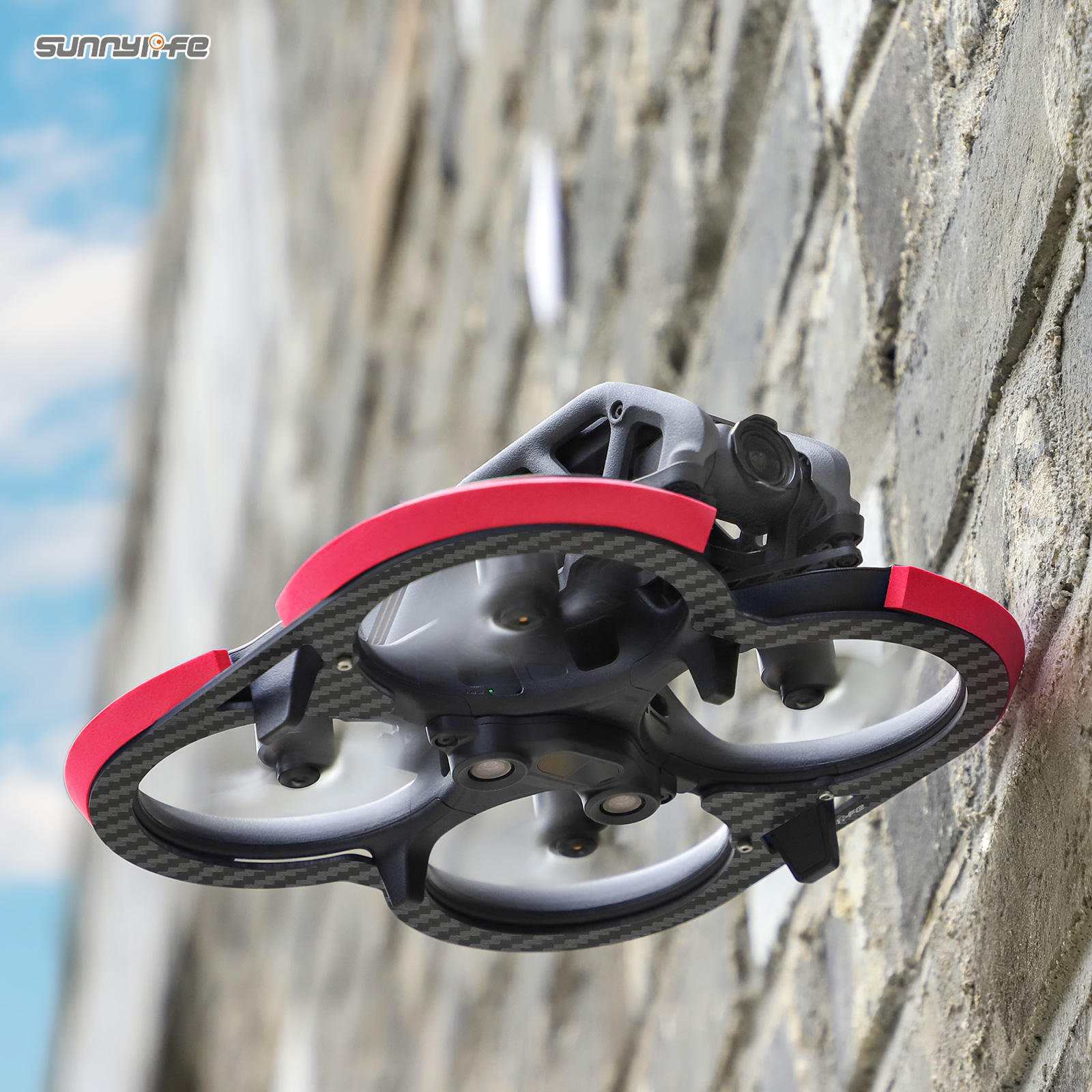 Sunnylife Carbon Fiber Propeller Guard Protector Anti-collision EVA ...