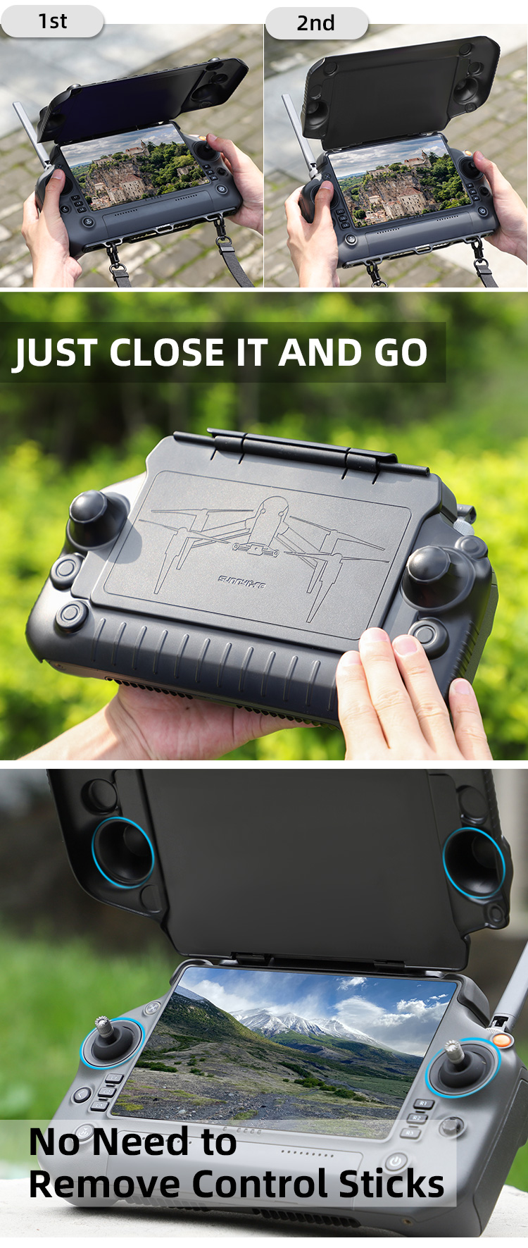 Sunnylife Controller Protector Sun Hood Control Sticks Guard Screen ...