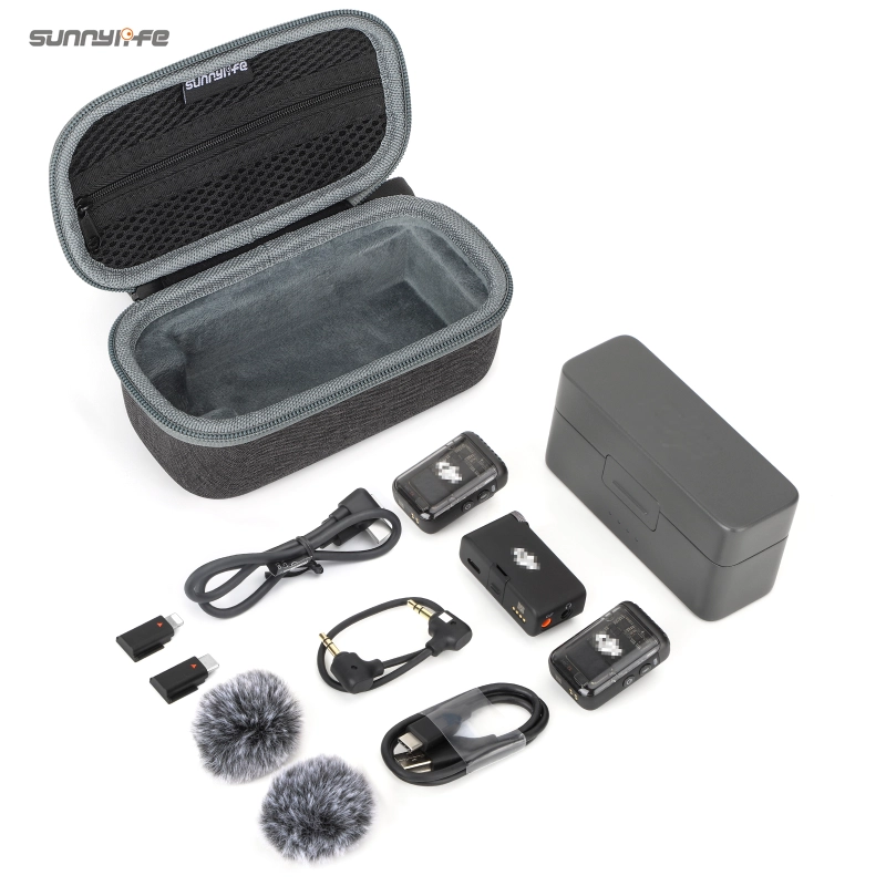 Sunnylife Mini Carrying Case Wireless Microphone Storage Bag Hard Case ...