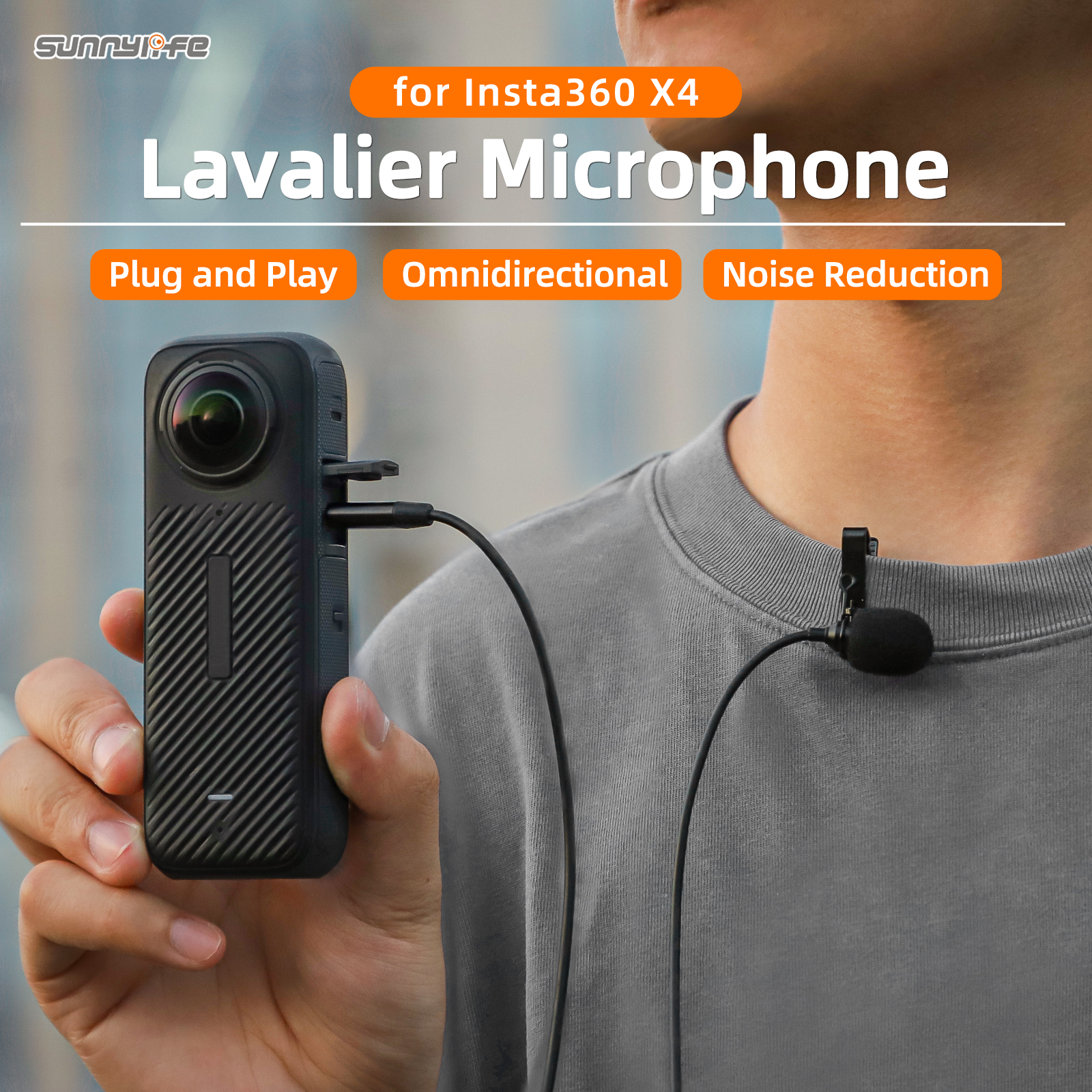 Lavalier Microphone Clip-on Lav Mini Mic Video Recording Interviews ...