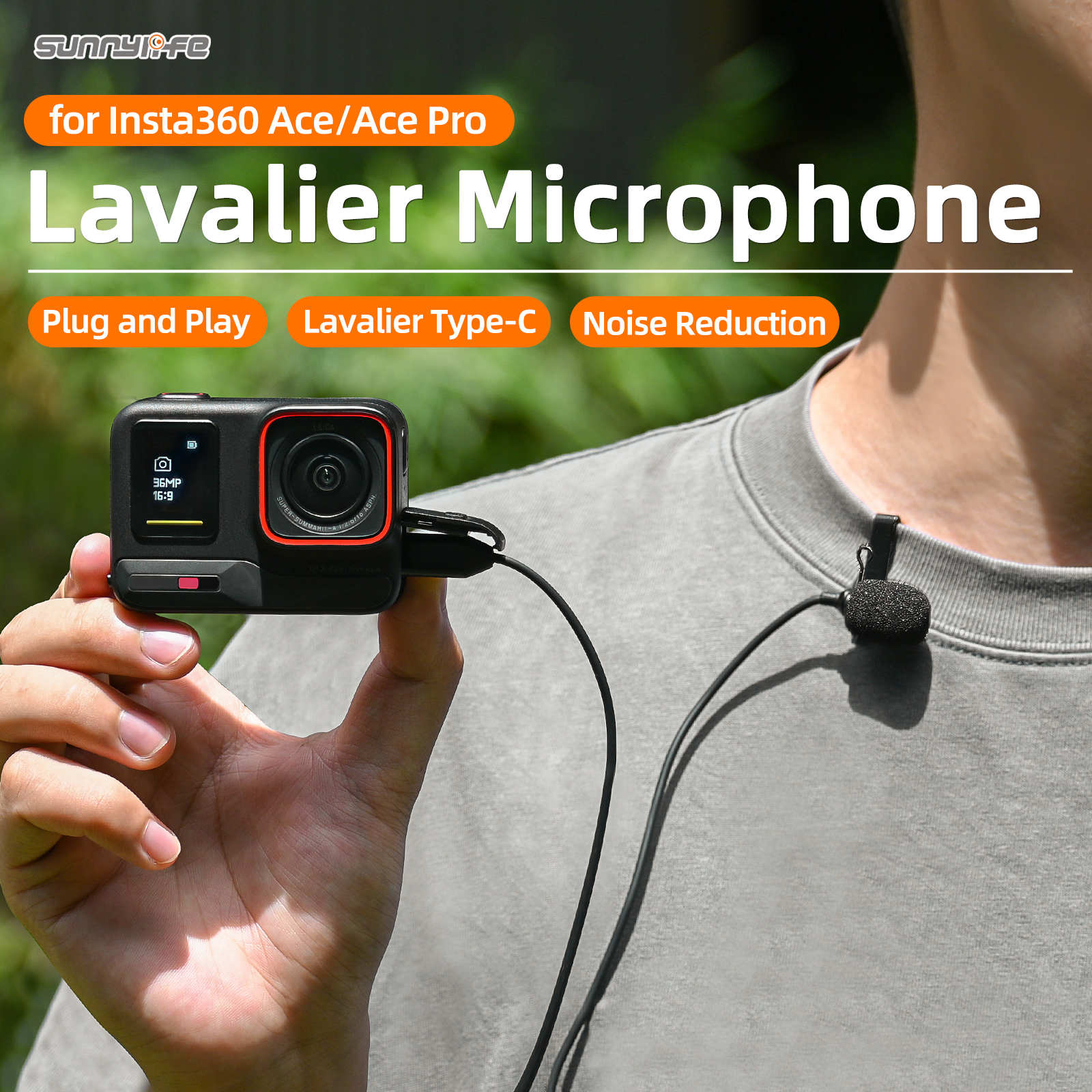 Lavalier Microphone Clip-on Lav Mini Mic Video Recording Interviews ...