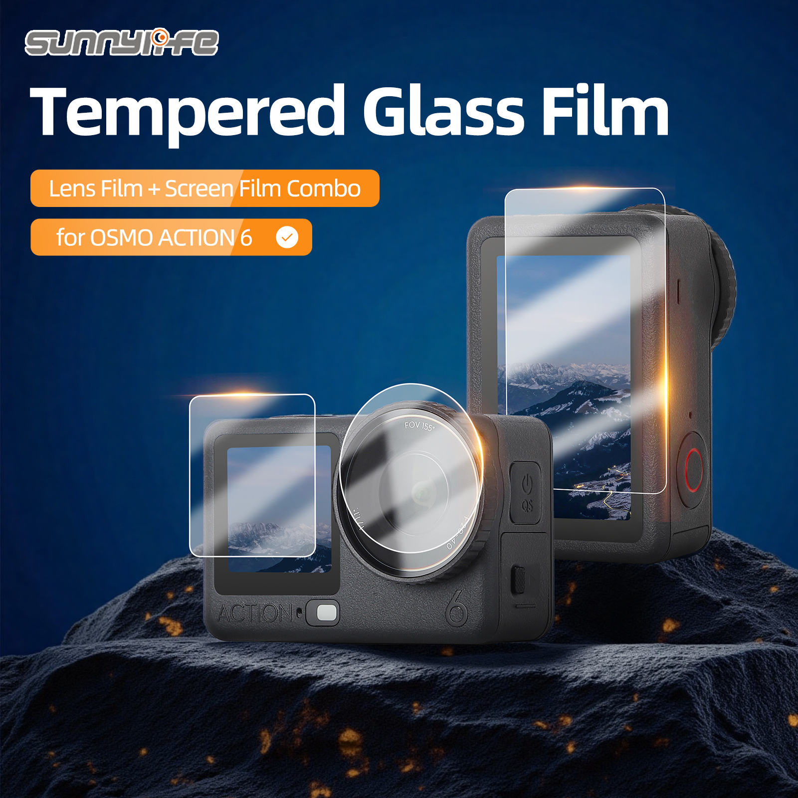 Sunnylife Lens Screen Protector Tempered Glass Film Protective Film ...